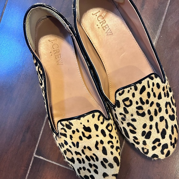 J. Crew | Shoes | J Crew Womens Leopard Print Flats | Poshmark